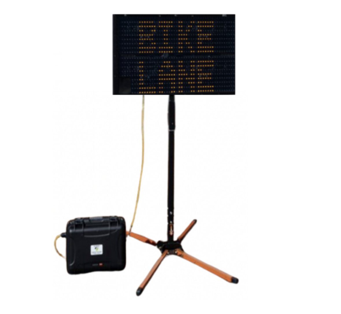trafficthingz.com: SpeedAlert 18 with Portable Post and Battery Power