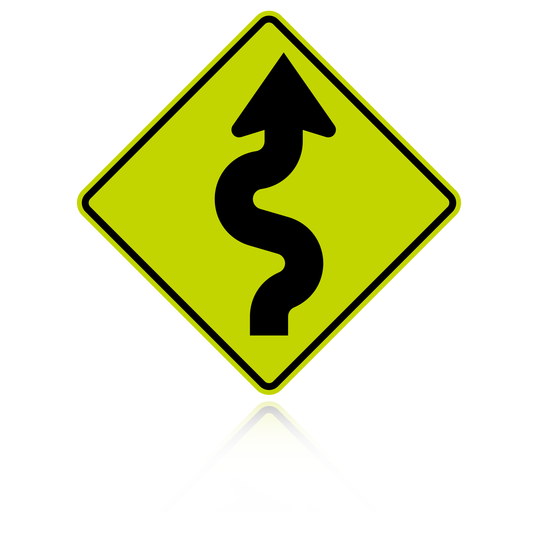 trafficthingz.com: MUTCD W1-5R Right Winding Road trafficthingz.com: MUTCD W1-5R Right Winding Road