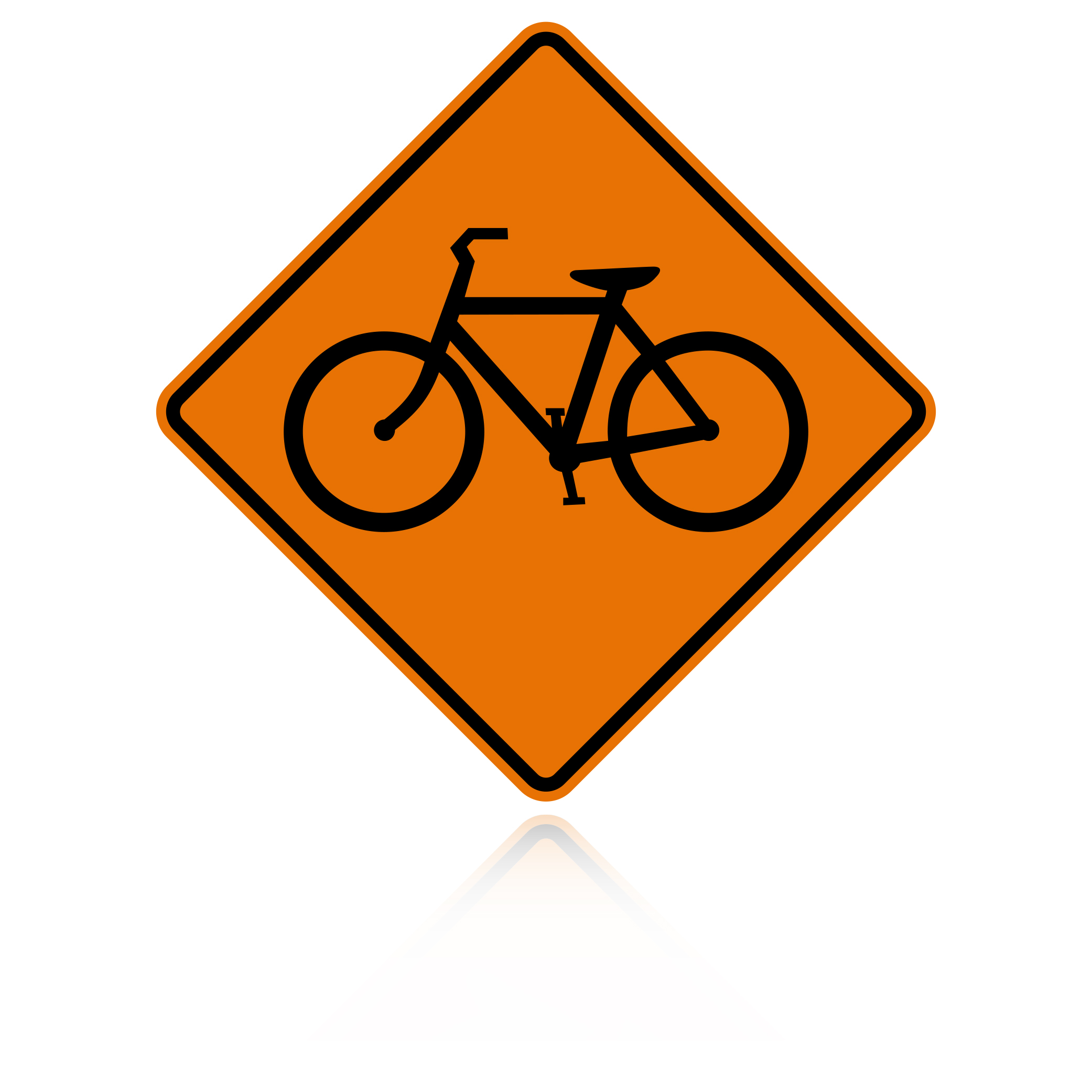 MUTCD W11-1 Bicycle Lane Traffic Sign