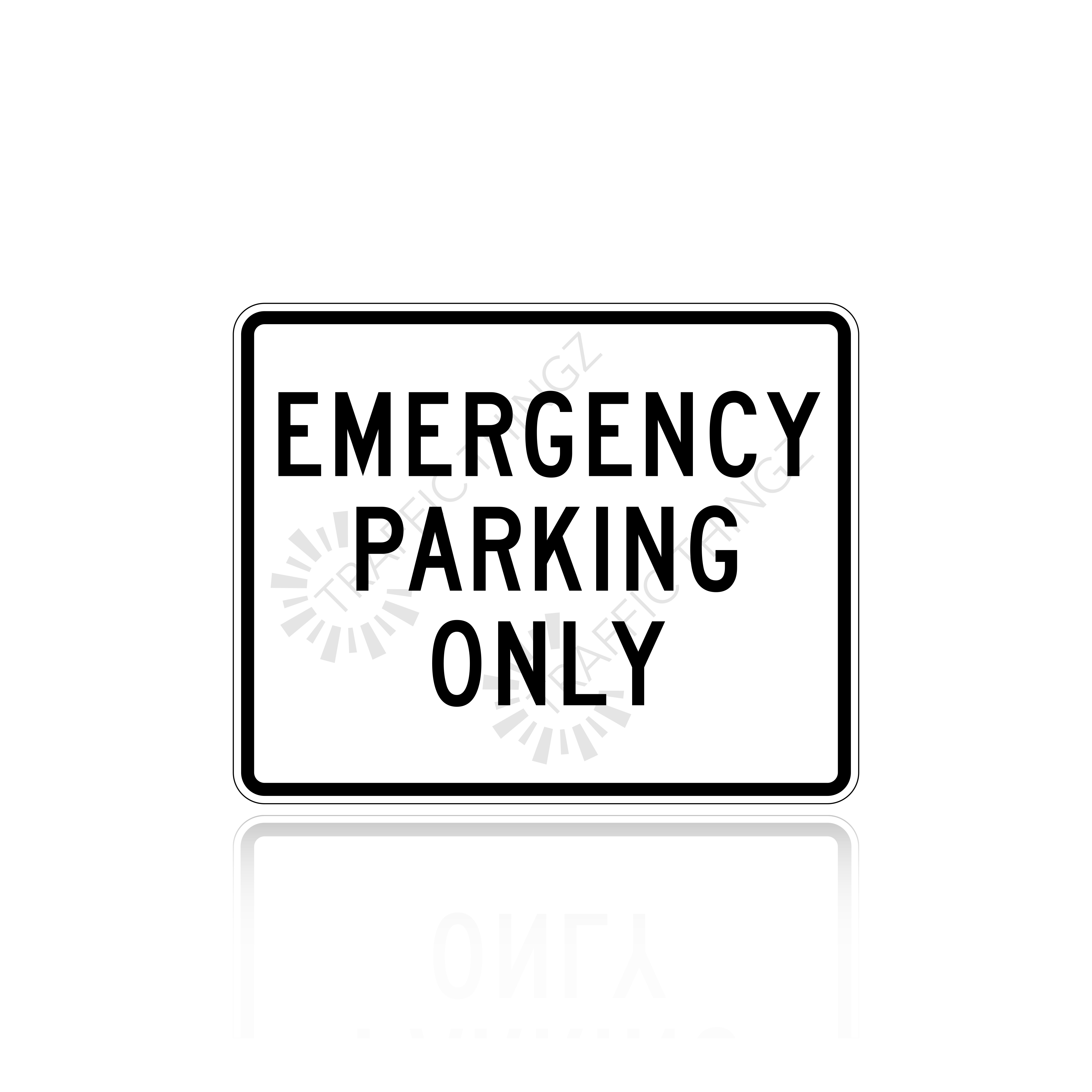 trafficthingz.com: MUTCD R8-4 Emergency Parking Only