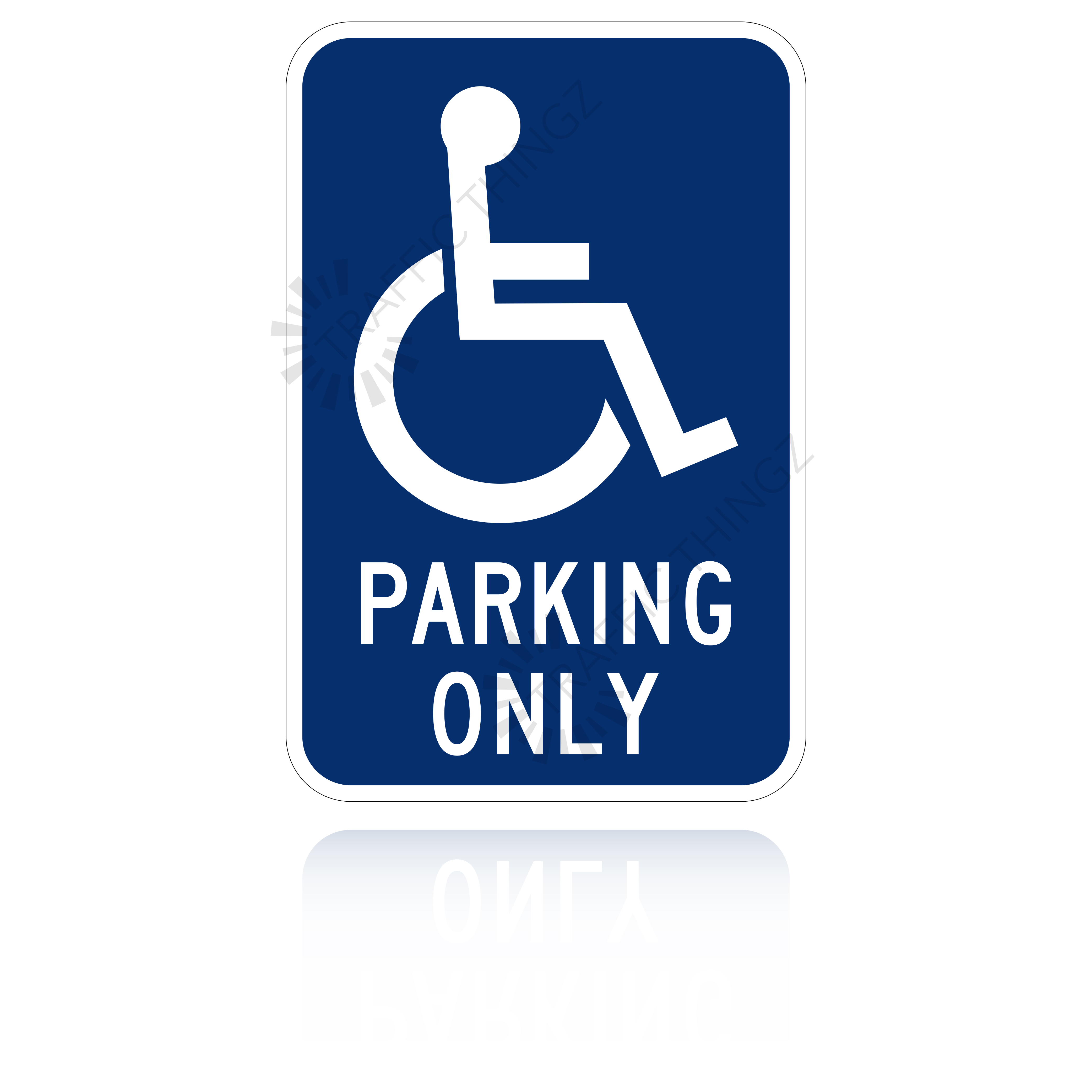 trafficthingz.com: MUTCD R9-9 Handicap Parking Sign