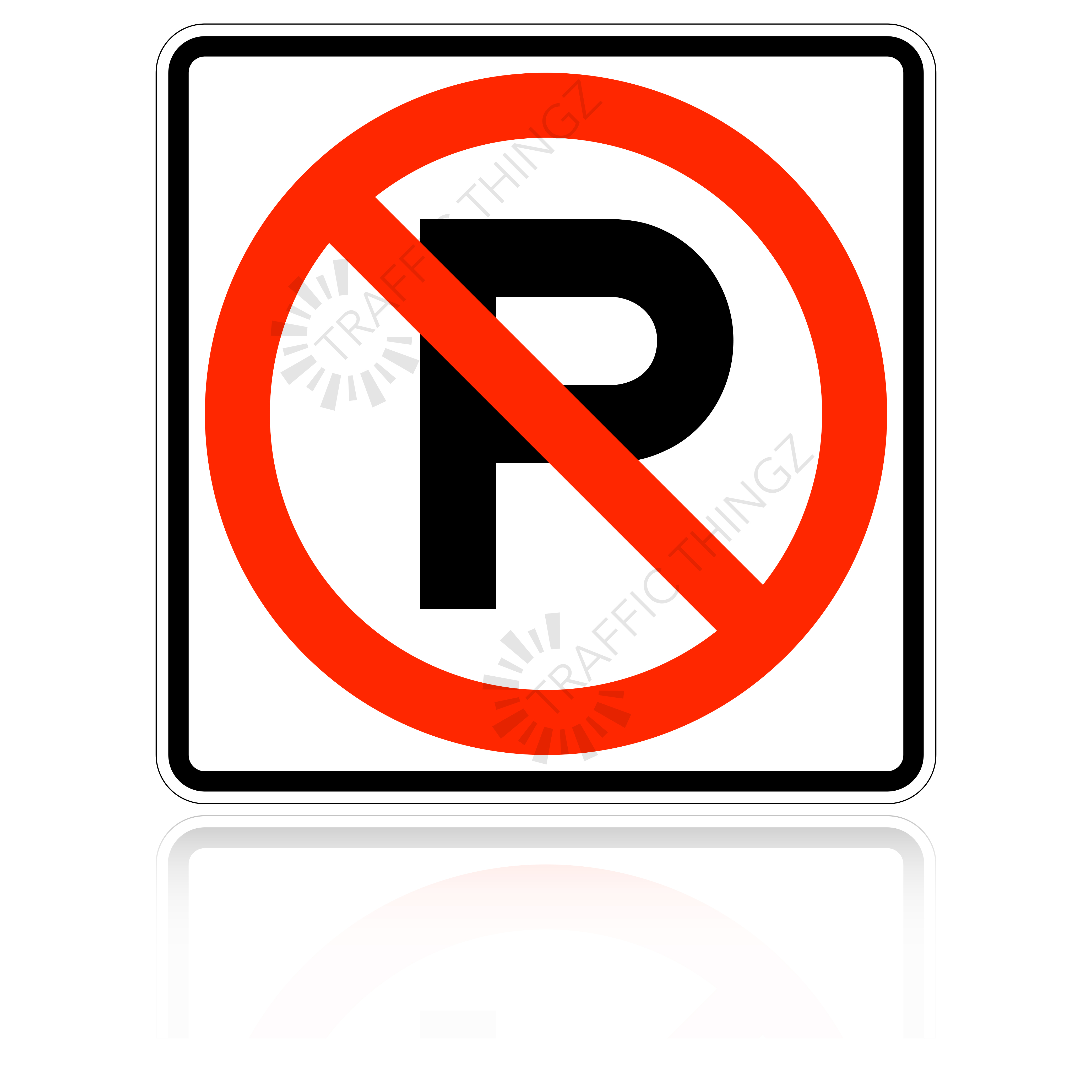 trafficthingz.com: MUTCD R8-3 No Parking Symbol