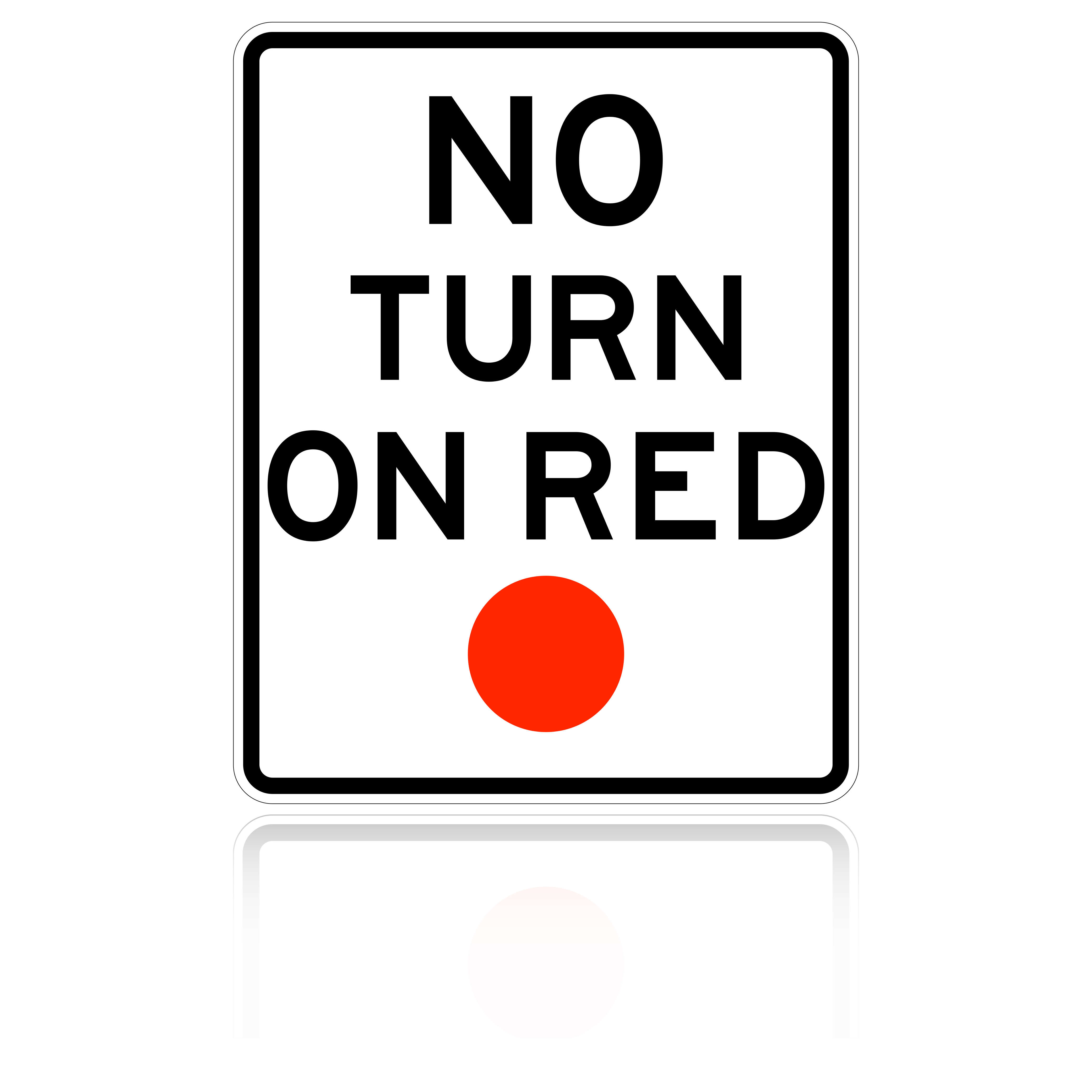 trafficthingz.com: MUTCD R10-11 No Turn on Red