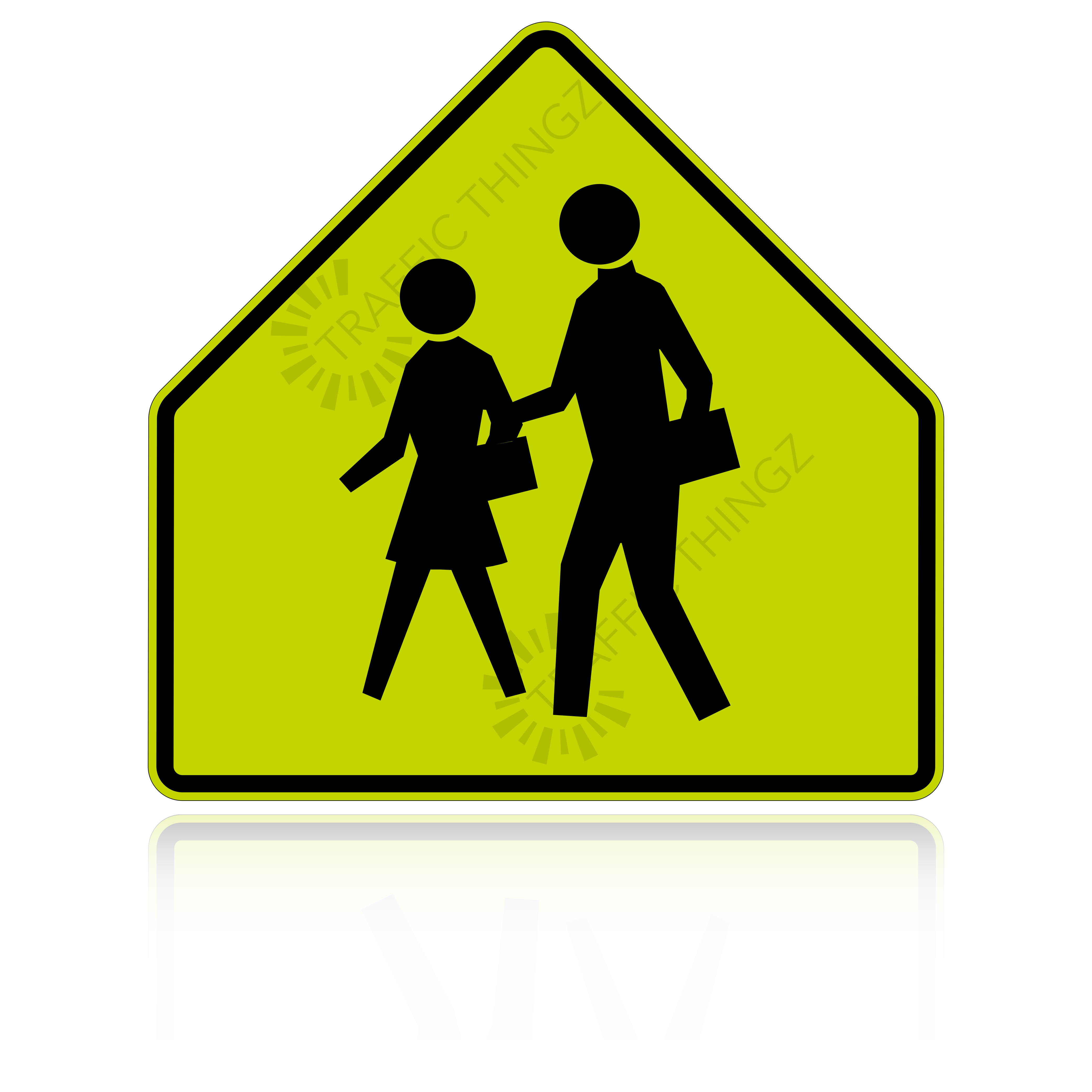 trafficthingz.com: MUTCD S1-1 School Crosswalk Sign trafficthingz.com: MUTCD S1-1 School Crosswalk Sign