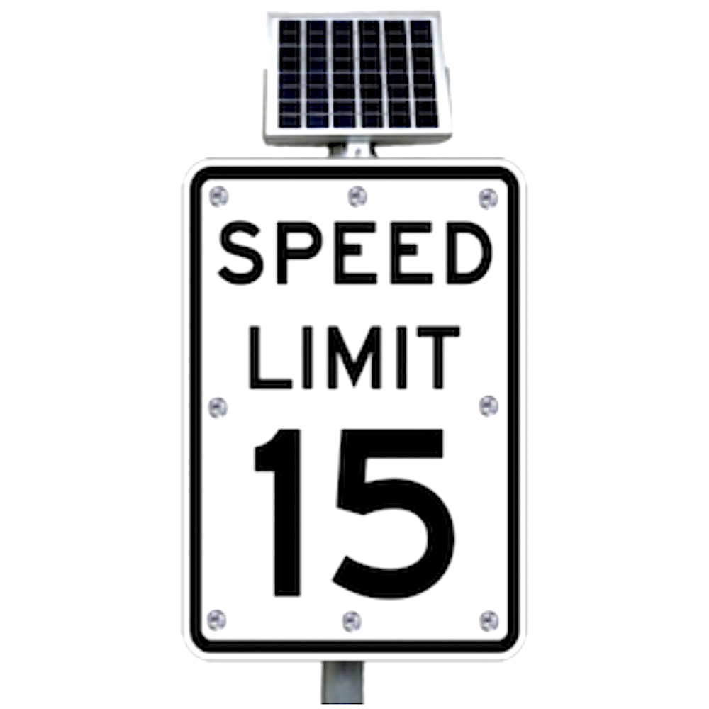 trafficthingz.com: 15mph Flashing Speed Limit Sign