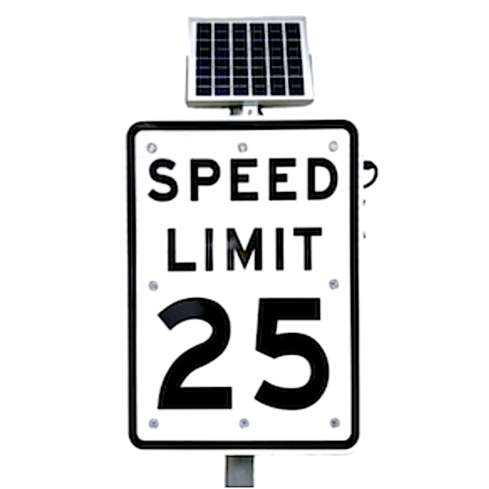 trafficthingz.com: 25mph Flashing Speed Limit Sign