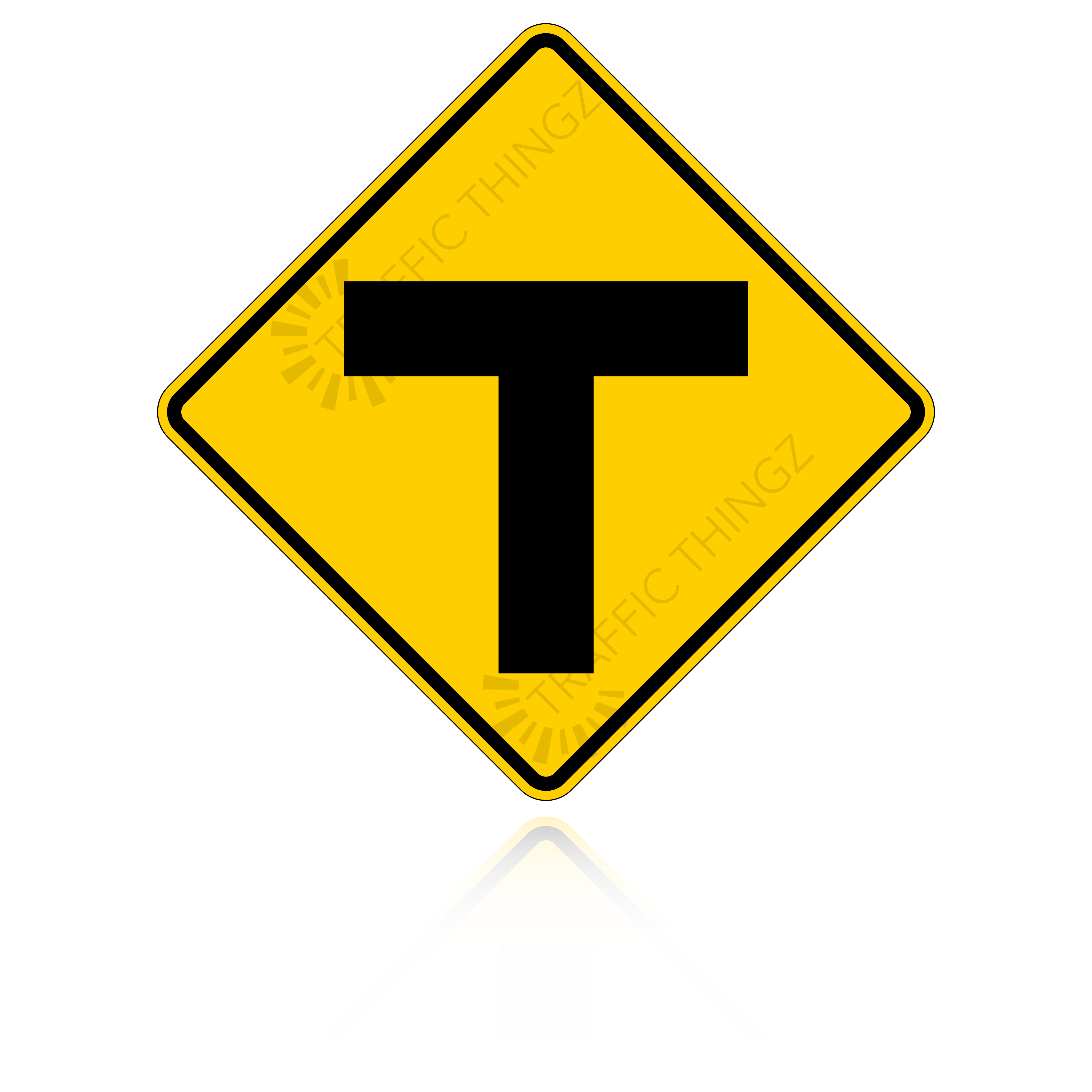 trafficthingz.com: MUTCD W2-4 T- Intersection